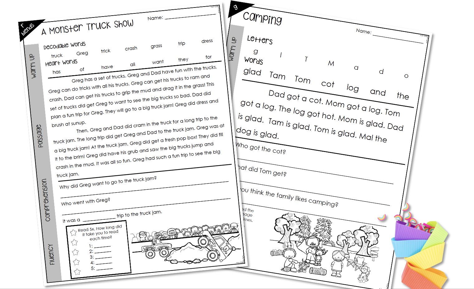 Reading Fluency with Decodable Text * Darling Ideas