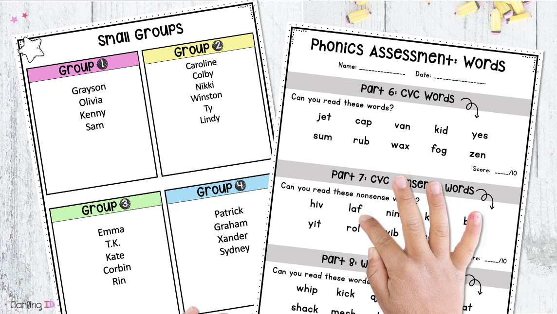 Science of Reading Small Group Assessments * Darling Ideas