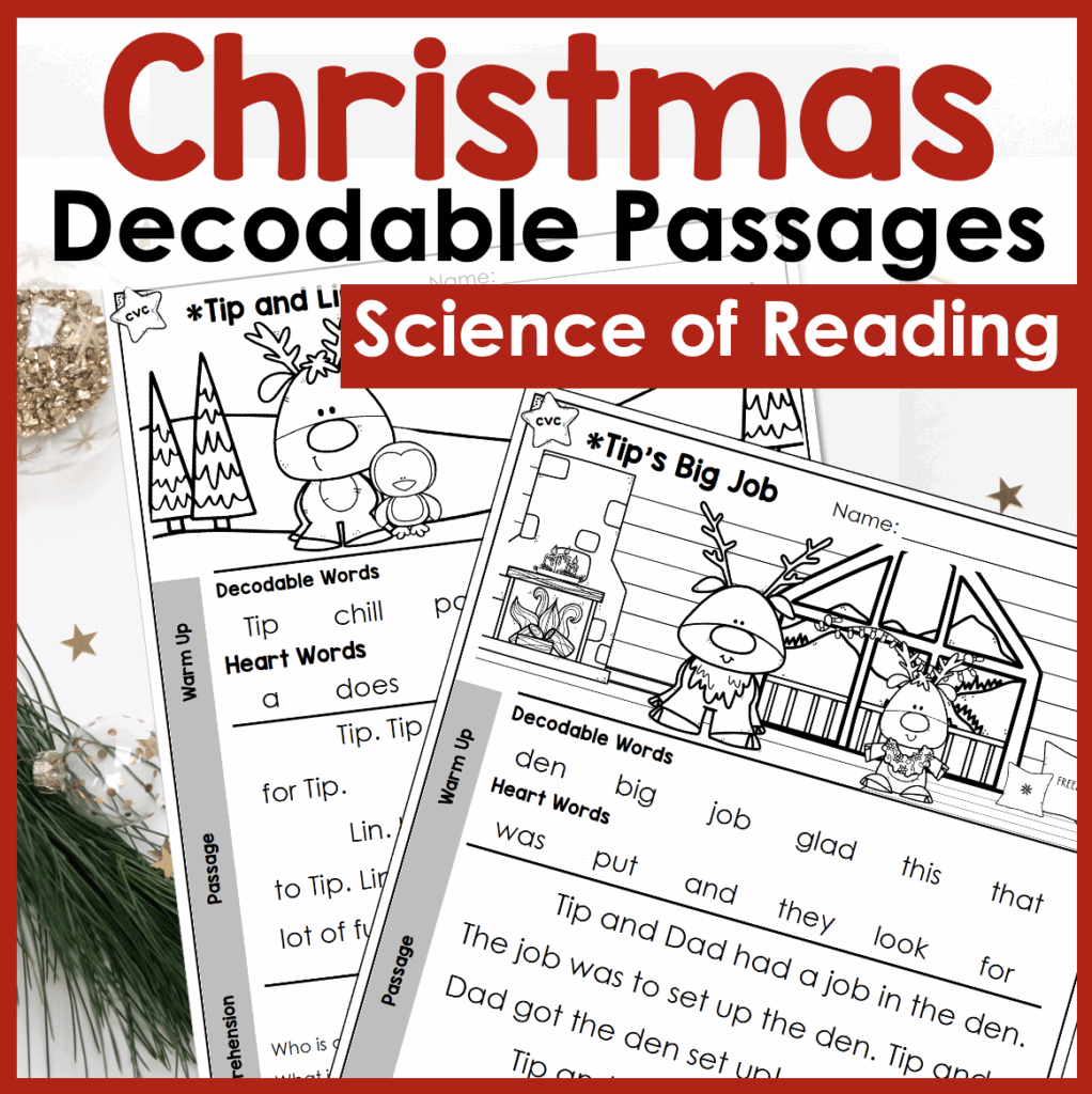 Free Decodable Passages for Christmas! * Darling Ideas